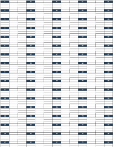 Impresionantes Hojas de Rifa de 100 Números para Imprimir en Excel ...