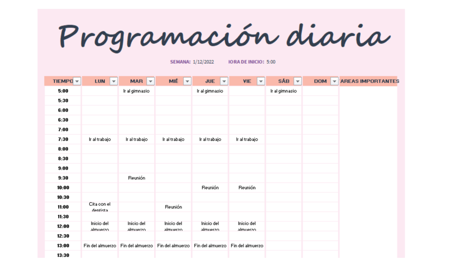 Guía Completa del Cronograma + Plantilla y ejemplos Guía Completa del Cronograma + Plantilla y ejemplos